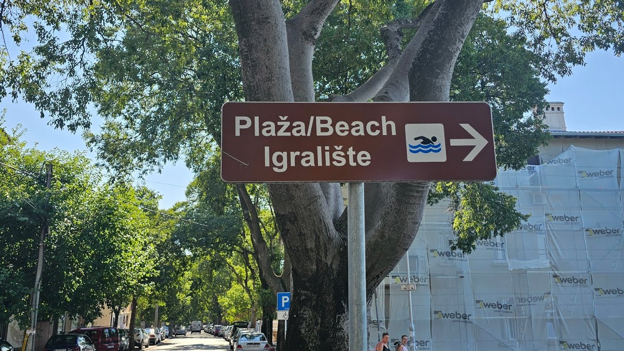 Kantrida Beach 🇭🇷 Rijeka Croatia Plaža Kantrida 4k HDR 60 fps - YouTube