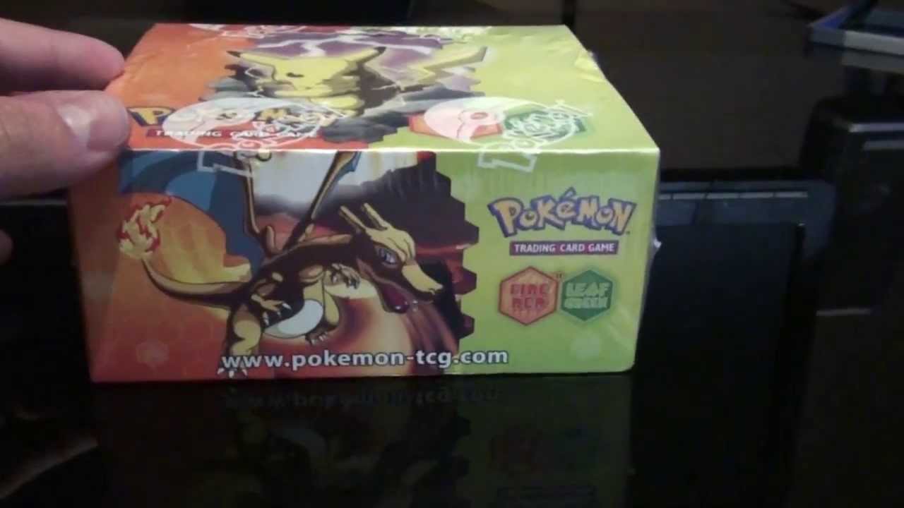 Pokemon Fire Red Leaf Green Booster Box - YouTube