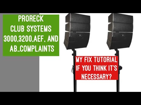 ProReck Club Systems 3000,3200,AEF, and AB..Complaints . My Tutorial ...