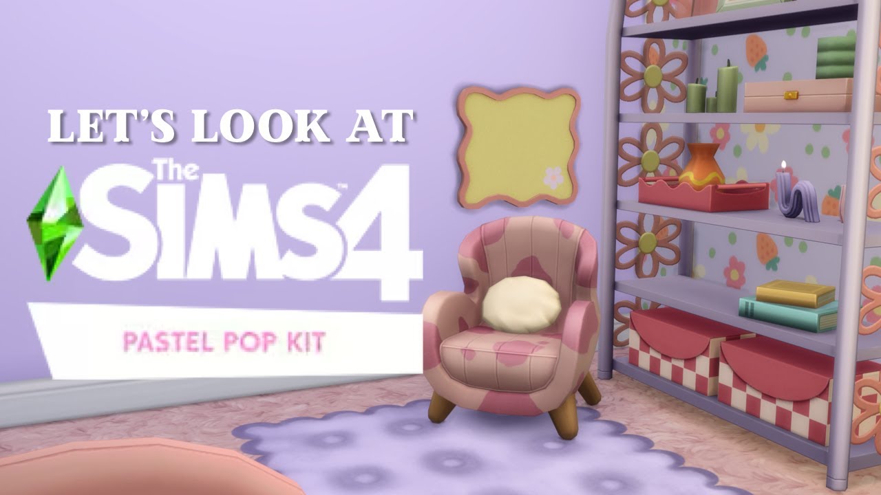 Sims 4 Kits Miniseries: Pastel Pop - YouTube
