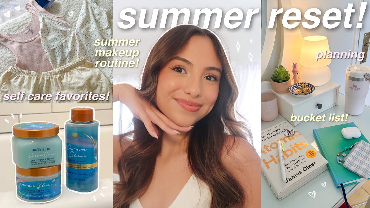 SUMMER RESET! 🌷 vision board, bucket list, closet cleanout, etc - YouTube