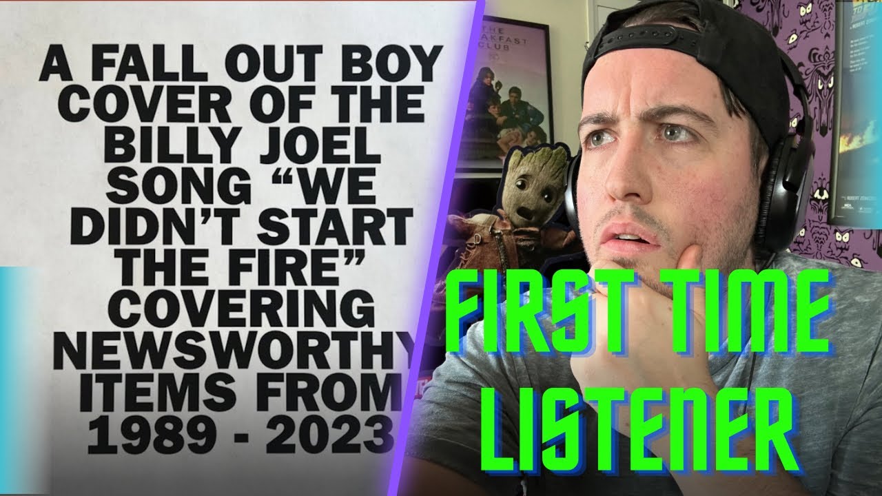 *REACTION*FALL OUT BOY - we didn’t start the fire (cover) - YouTube