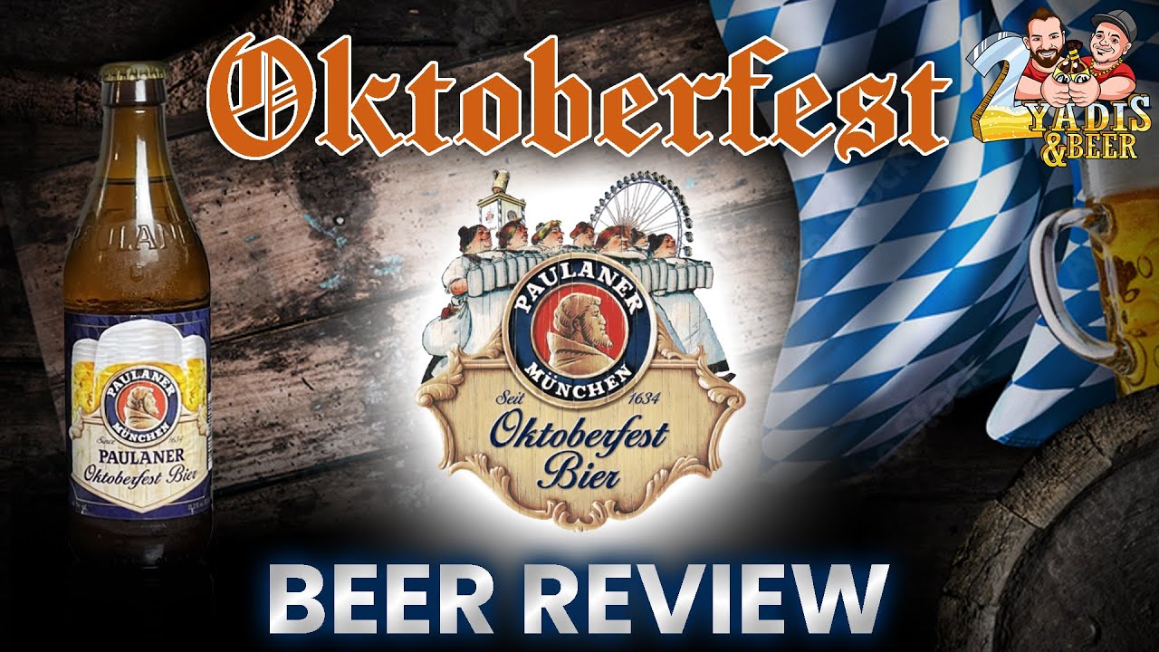German Oktoberfest Beer Review - Paulaner Oktoberfest Beir - YouTube