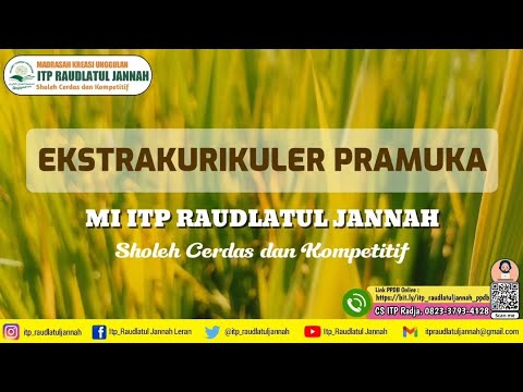 Ekstrakurikuler Pramuka | Kelas 1-6 | MI ITP Raudlatul Jannah - YouTube