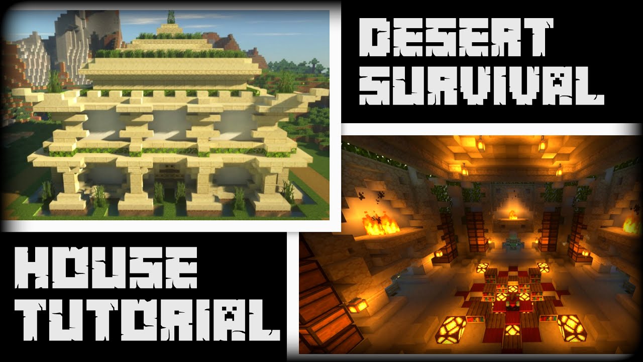 Minecraft: How To Build A Desert Base | Sand Base Tutorial - YouTube