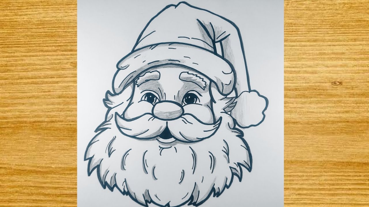 HOW TO DRAW SANTA CLAUS | EASY CHRISTMAS DRAWING - YouTube
