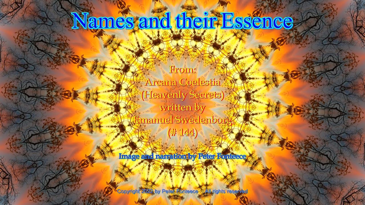 Names and their Essence - YouTube
