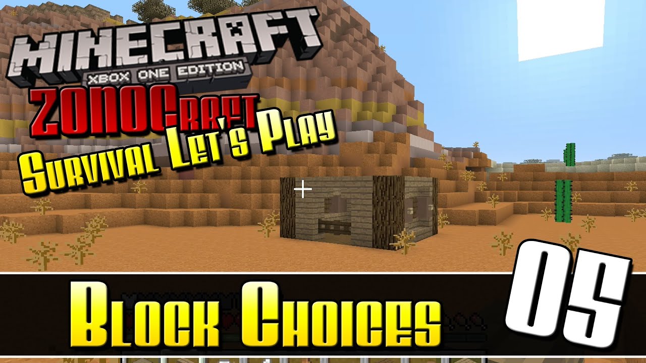 Minecraft Survival Let's Play :: Block Choices :: E5 - YouTube