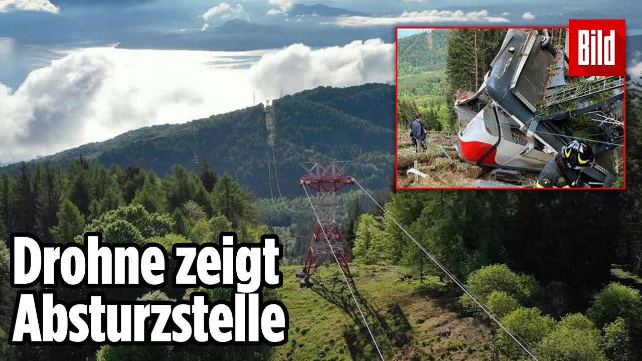 Seilbahn-Absturz in Piemont: Hier sind 14 Menschen in einer Gondel ums ...