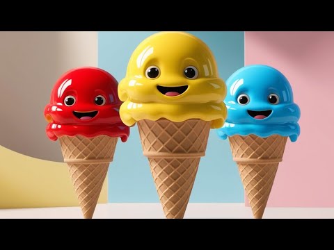 "🍦🎨 Color Fun with Ice Cream! Learn Colors the Fun Way for Kids!" - YouTube