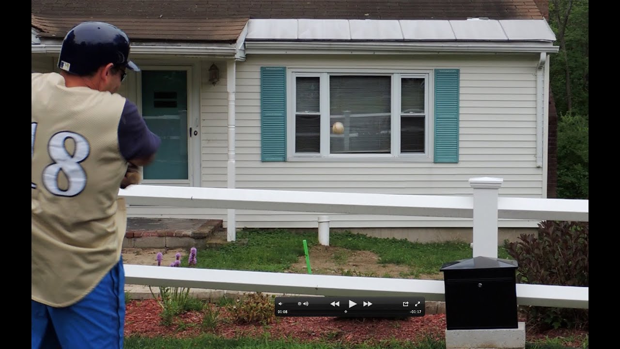 Baseball Through Window - YouTube