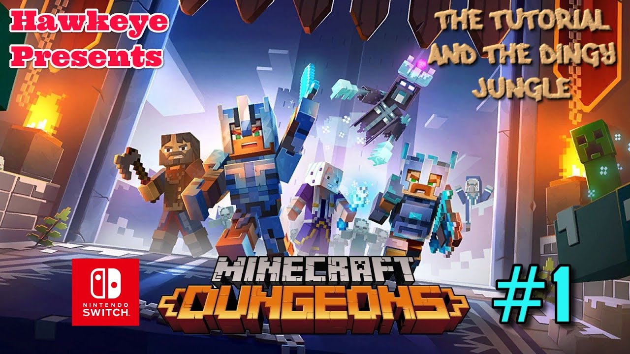 Minecraft: Dungeons - The Tutorial and the Dingy Jungle! - YouTube