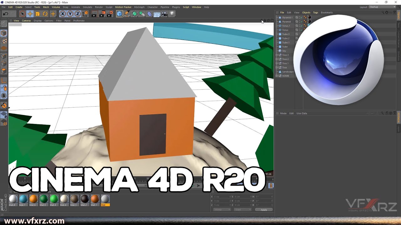 Low Poly Modeling for Beginners in Cinema 4D R20 - YouTube