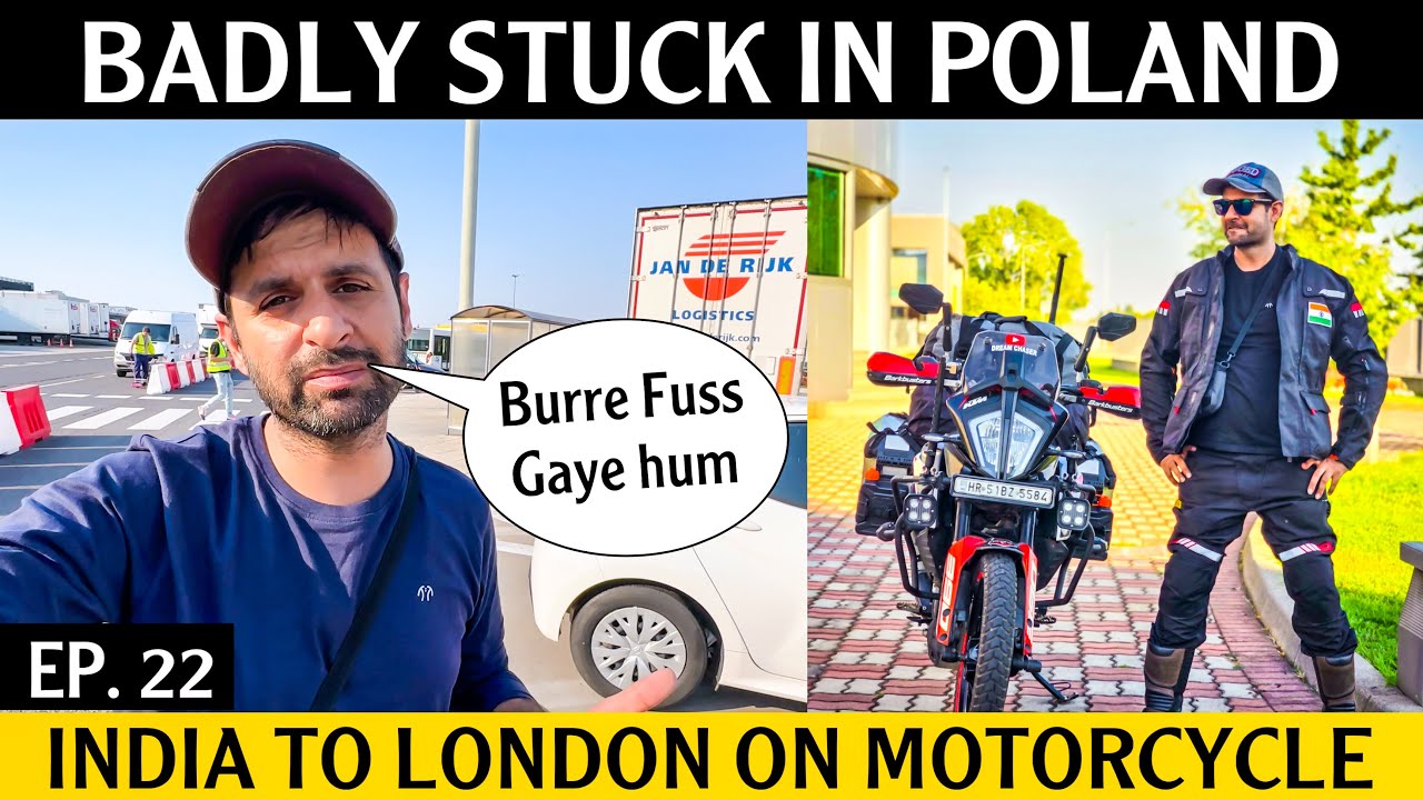 [S.2 Ep.22] Why we Badly Stuck in Poland for 4 days? India to London ...