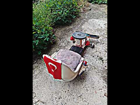 Tornet modifiyeli tahta araba bilyali #fly #automobile #memes #bilyali #funny #diy #keşfet #wood #go