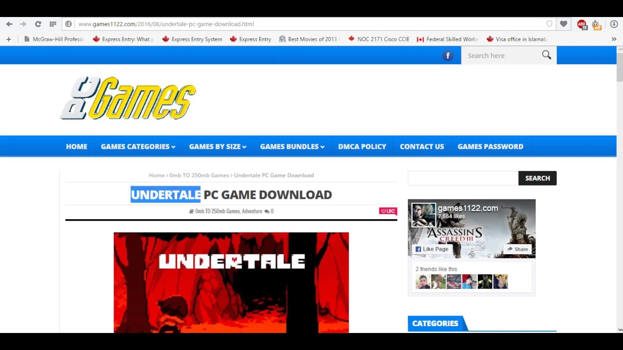 How to Download UNDERTALE PC Game Download Direct - YouTube