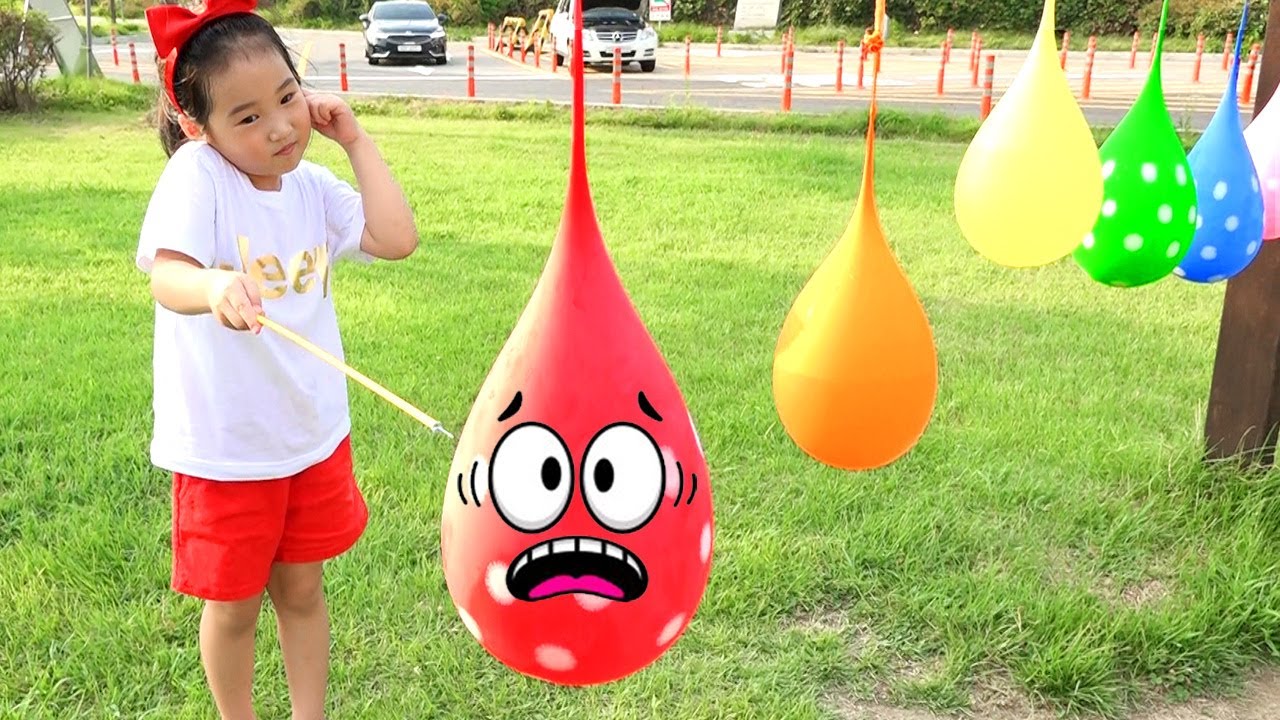 BORAM DAN TEMAN-TEMAN Meletuskan Balon & Belajar Warna - YouTube
