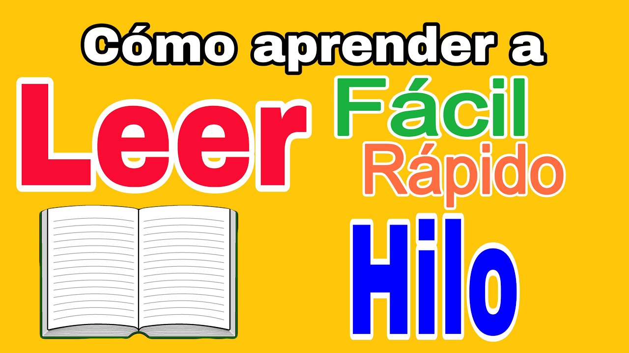 Lección de hilo 🧵 del libro Nacho/ El mejor método para aprender a leer ...