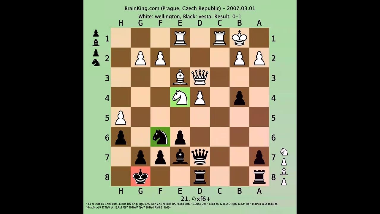 Caro-Kann Defense: Classical, Spassky Variation, 0-1 - YouTube