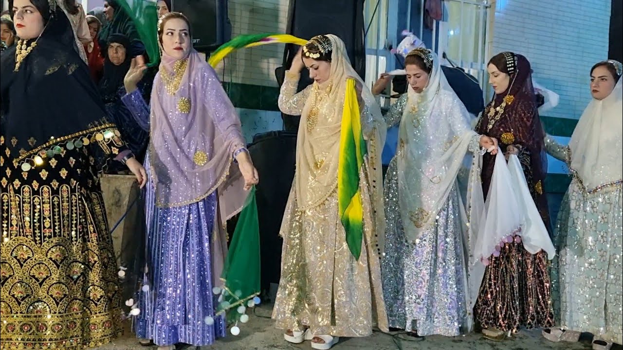 The second part of the wedding of Barsam and Nomad Nomads#iran #rosta # ...