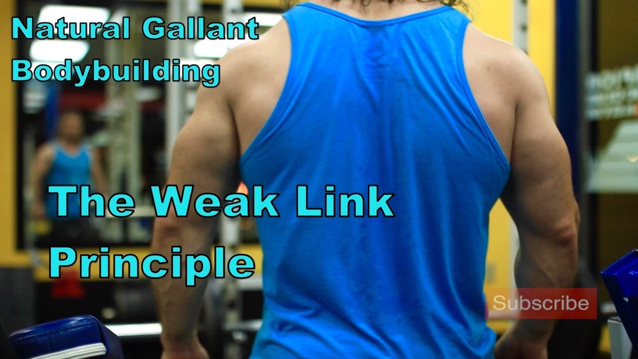 How to Apply the Weak Link Principle in Your Bodybuilding Workout - YouTube