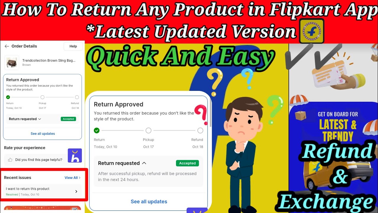 How to return a product in Flipkart|how to return a product in latest ...