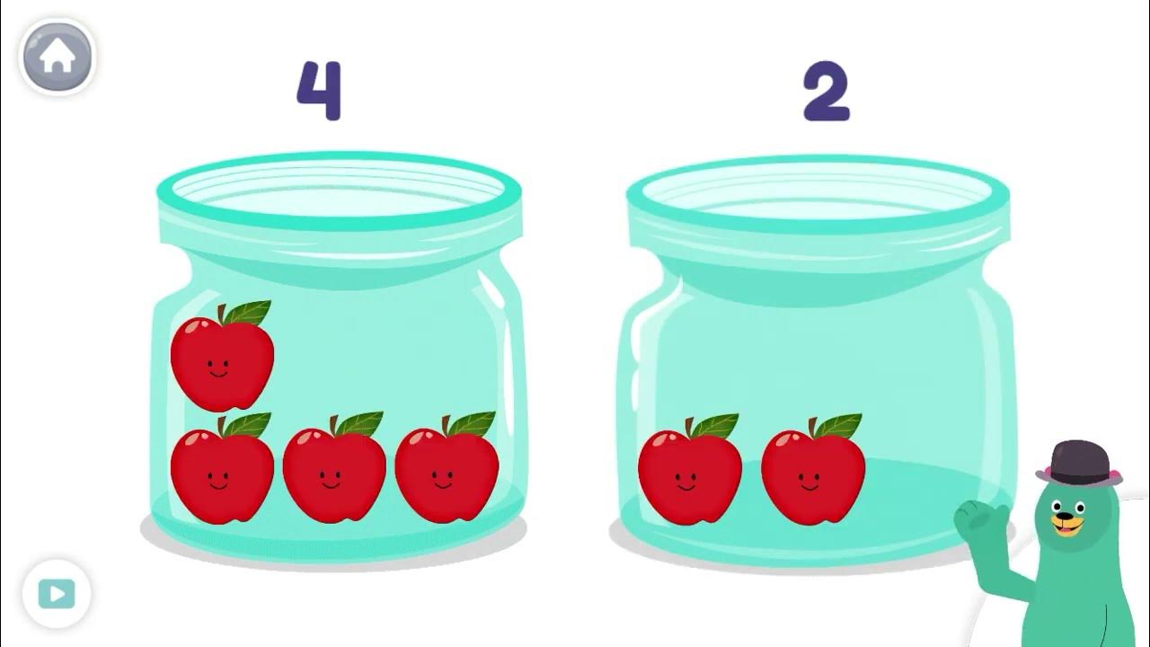 More and less maths - More and less concept for kids - Kids numbers ...