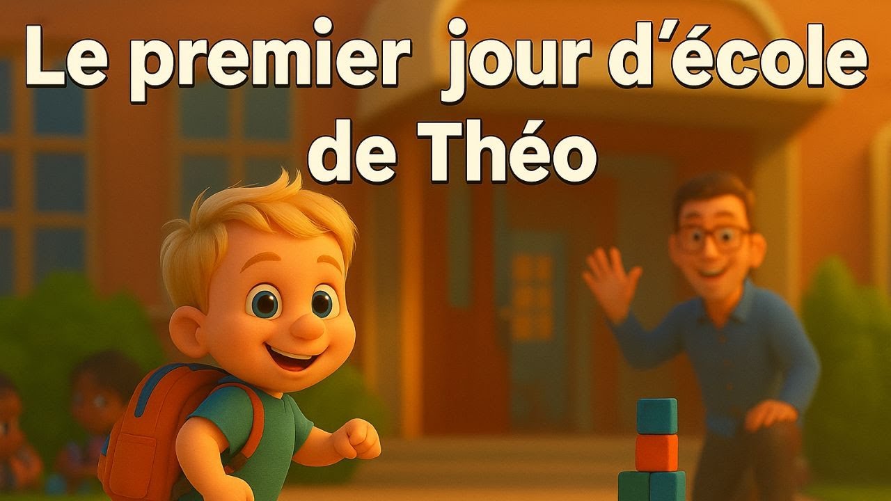 🎒 Le 1er Jour d’École de Théo – Histoire Pour Enfant | Rentrée Scolaire ...