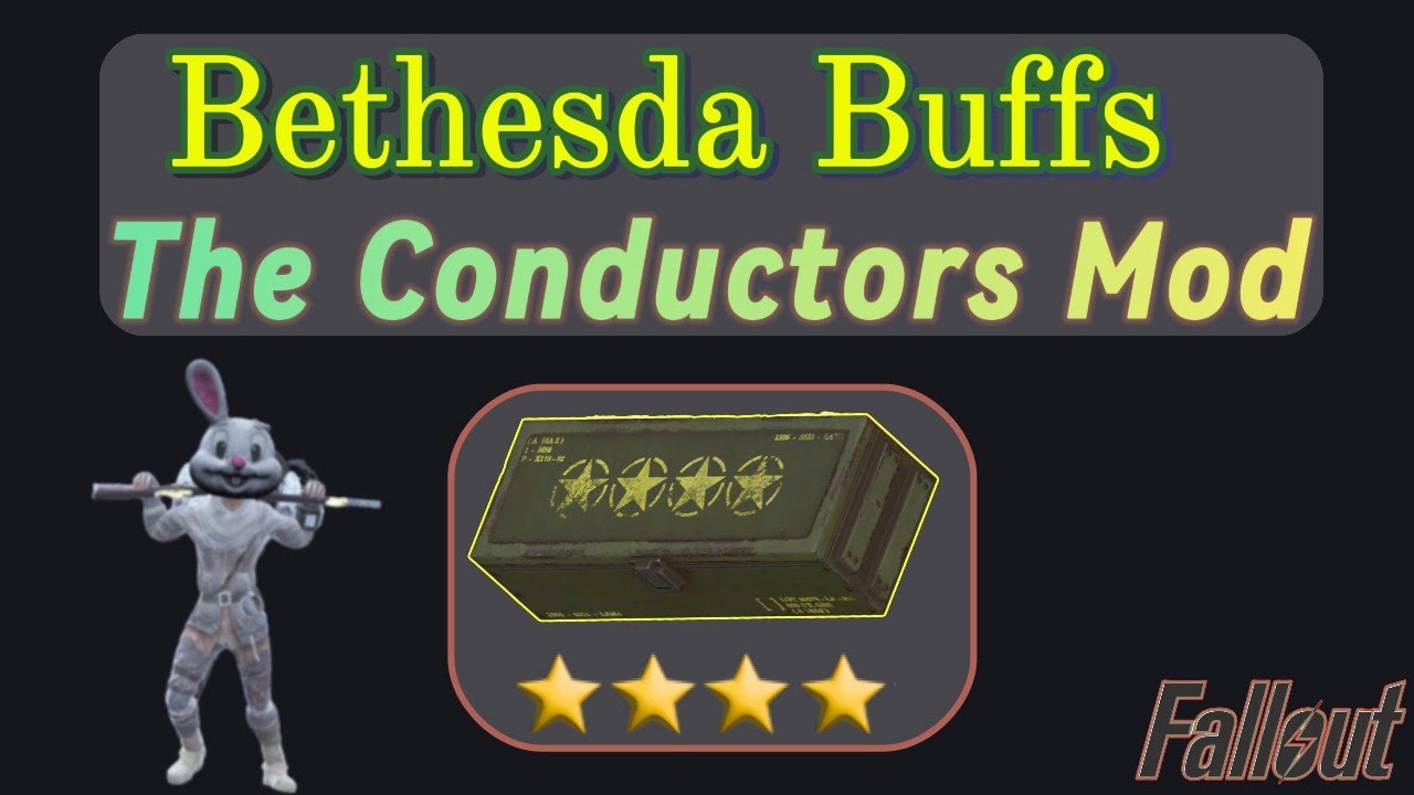 The 4 Star Legendary Mod "Conductors" Gets A Buff -Fallout 76 - YouTube