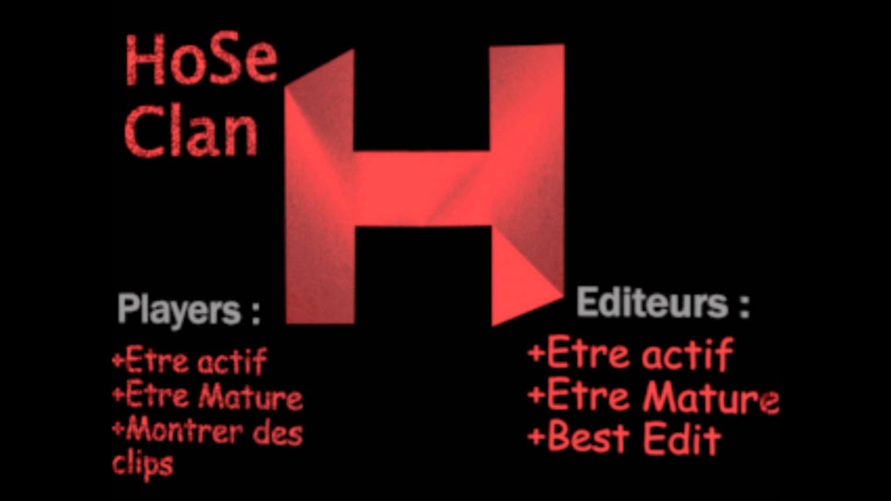 Recrutement Challenge HoSe Clan | PS3 [ON] - YouTube