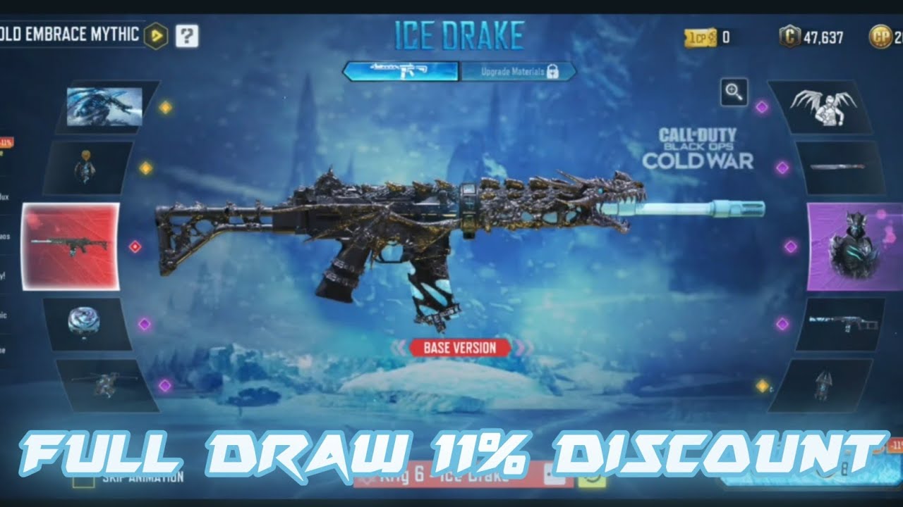 🤯 Mythic Krig 6 - Ice Drake Full Lucky Draw CODM | Cold Embrace Mythic ...