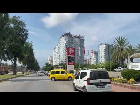 Şehirde dolaşın. Antalya Kanal Yeni Doğan Ahatlı Mh otobüs penceresinden #videocities 