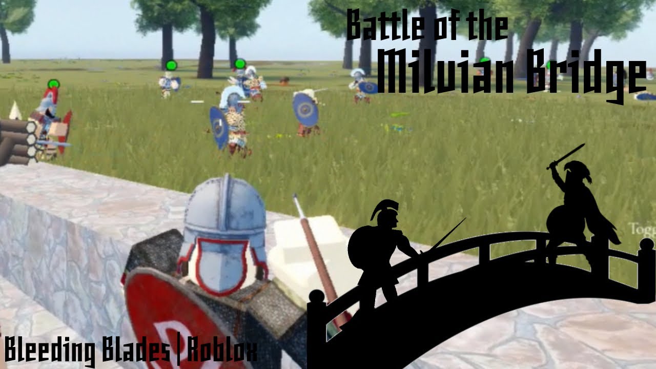 Fighting in the Battle of the Milvian Bridge ⚔ | Bleeding Blades Roblox ...