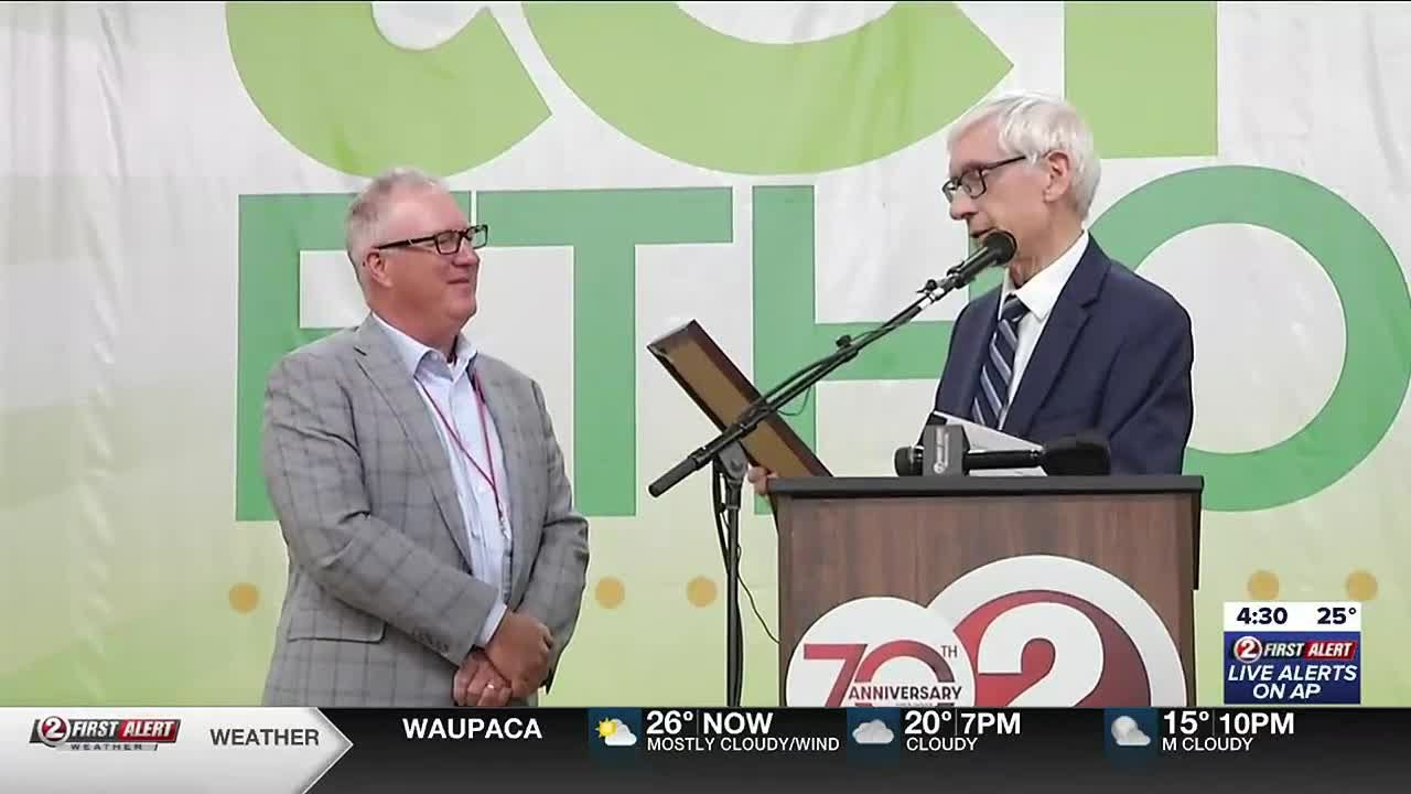 Gov. Evers declares Mach 17, 2023 as WBAY-TV Day - YouTube