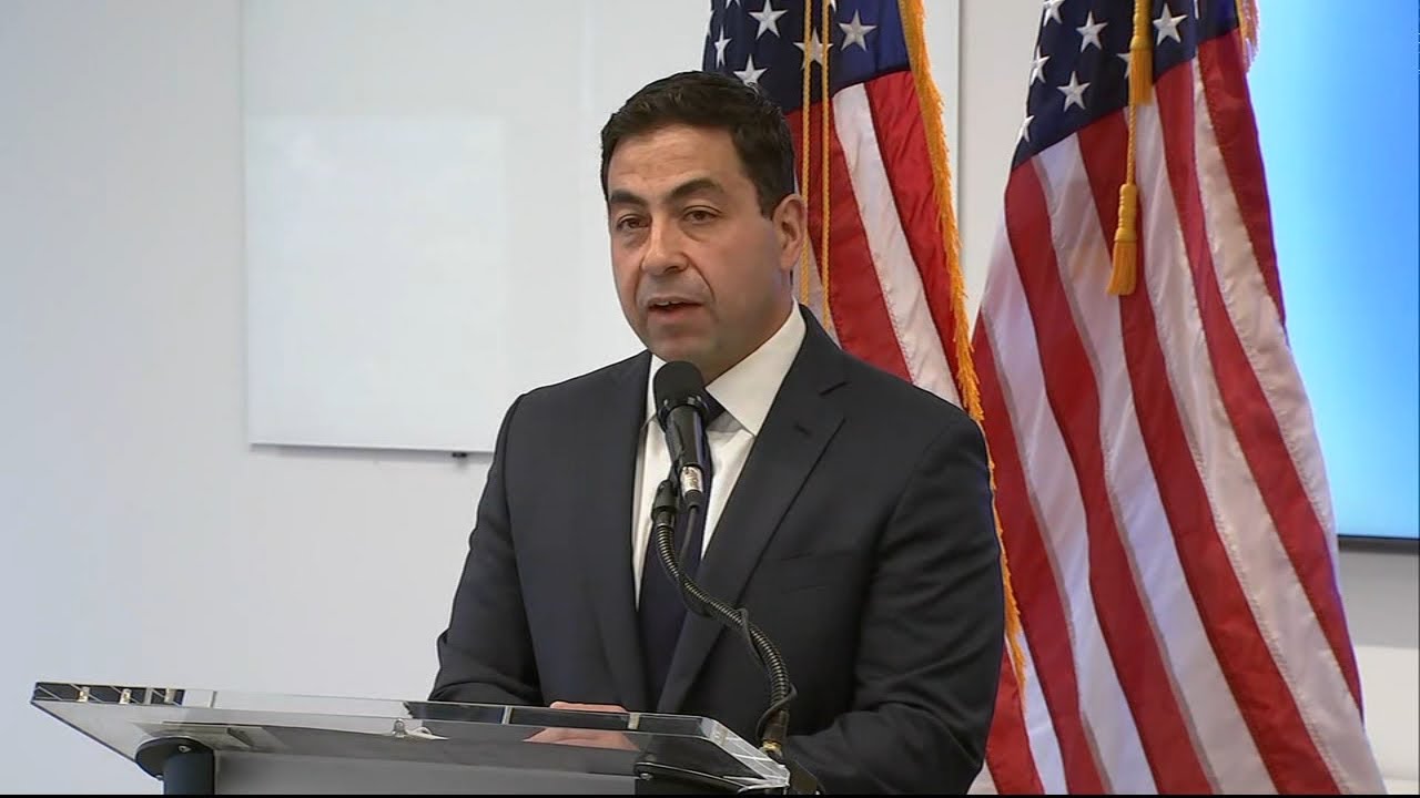 Gov. Phil Murphy formally names George Helmy as replacement for former Sen. Bob Menendez - YouTube