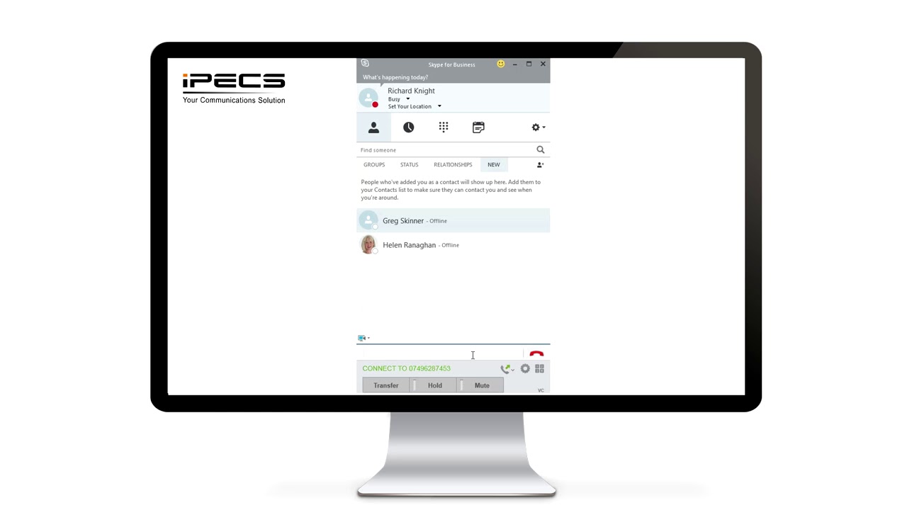 Ericsson LG iPECS Cloud Skype for Business Integration Demonstration ...