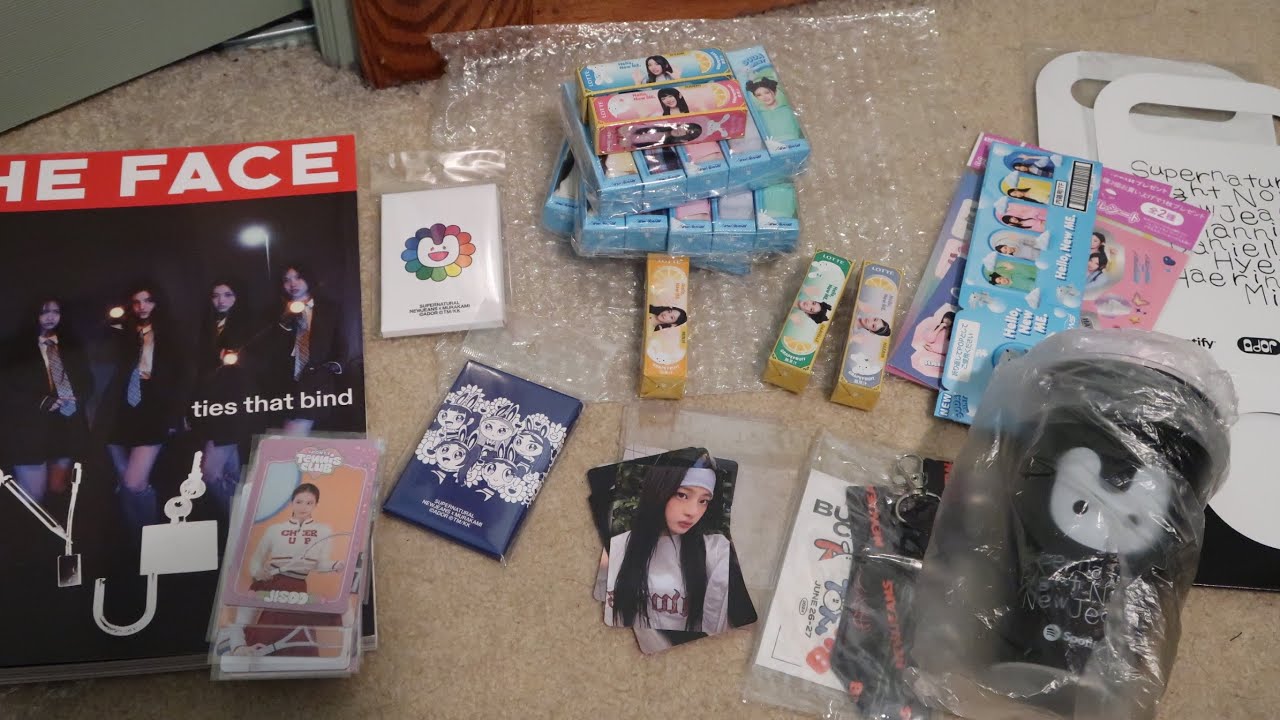 NEWJEANS THE FACE MAGAZINE, LOTTE GUM, BUNNIES CAMP PC, SPOTIFY CUP ...