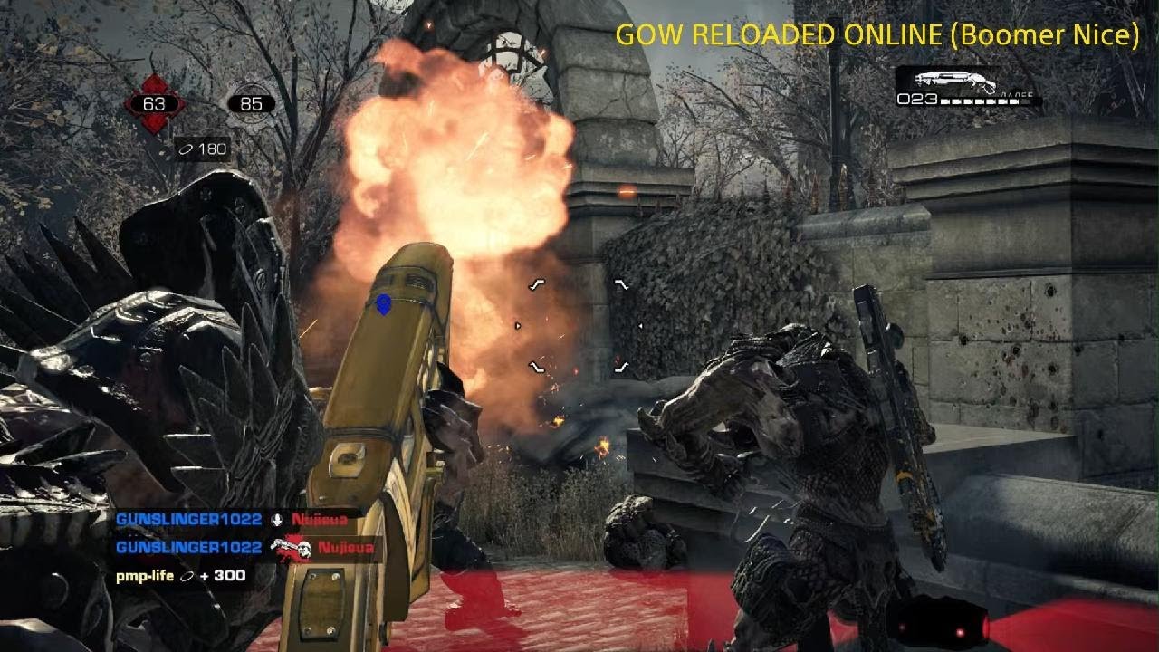 Gears of War: Reloaded Online battle (Boomer Nice) - YouTube