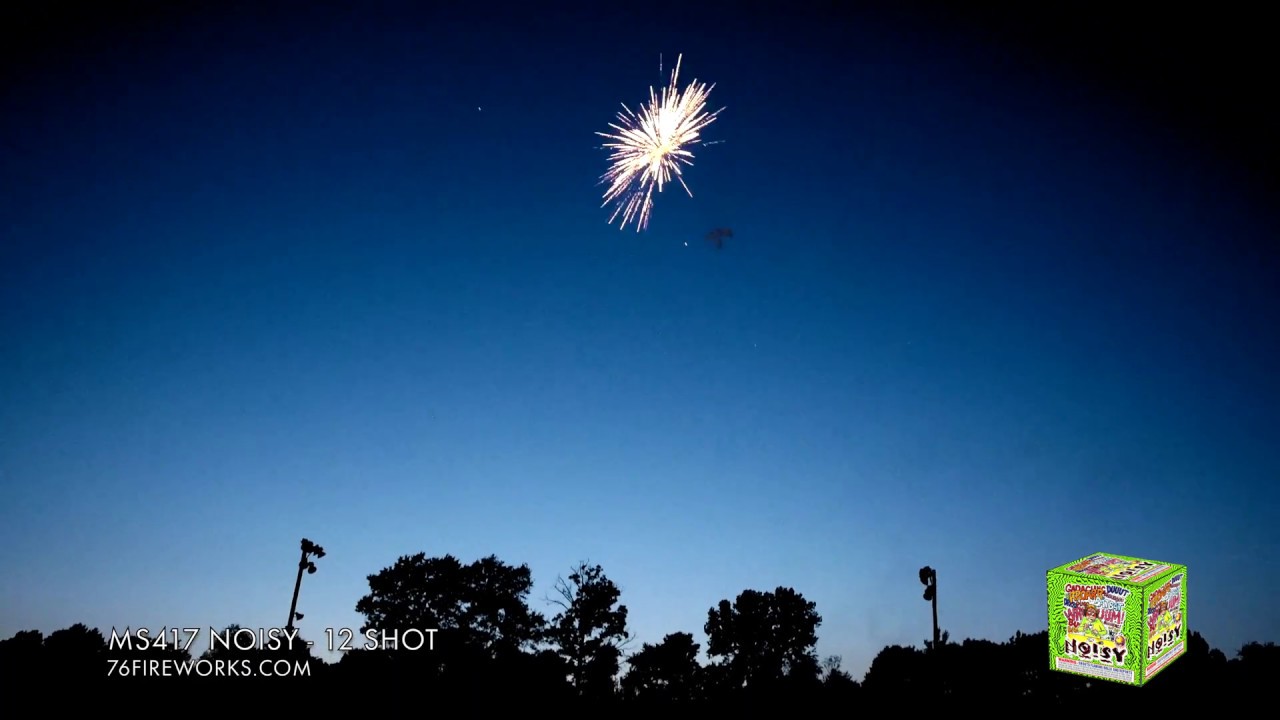 MS417 Noisy - 12 Shot Fireworks - YouTube