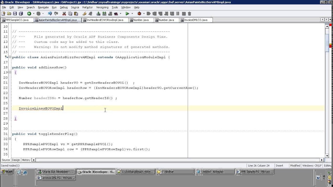 OAF : PPR : Partial Page Rendering - YouTube