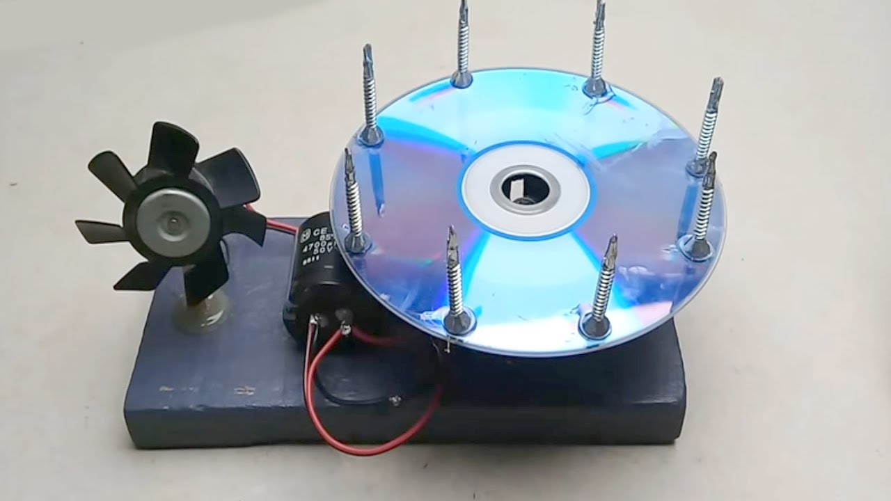 Amazing Creative Free Energy With CD Motor At Home - YouTube
