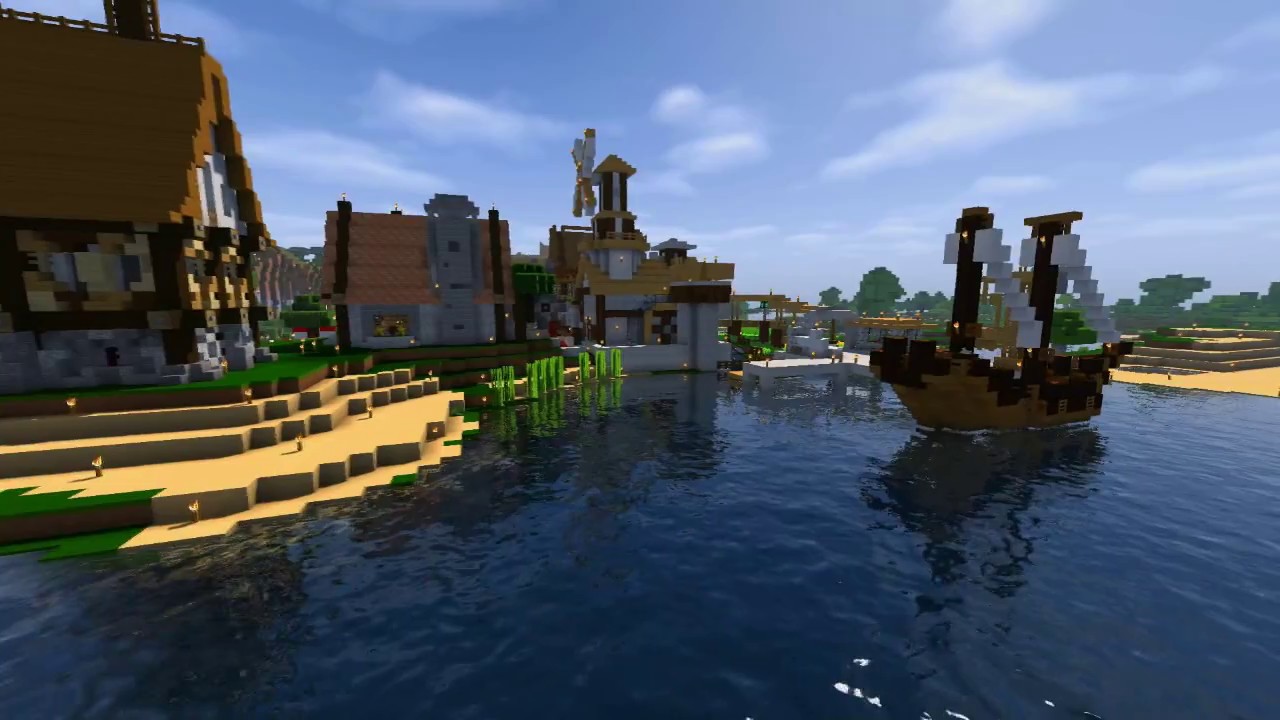Minecraft Sphere-ville Route Blanche - YouTube