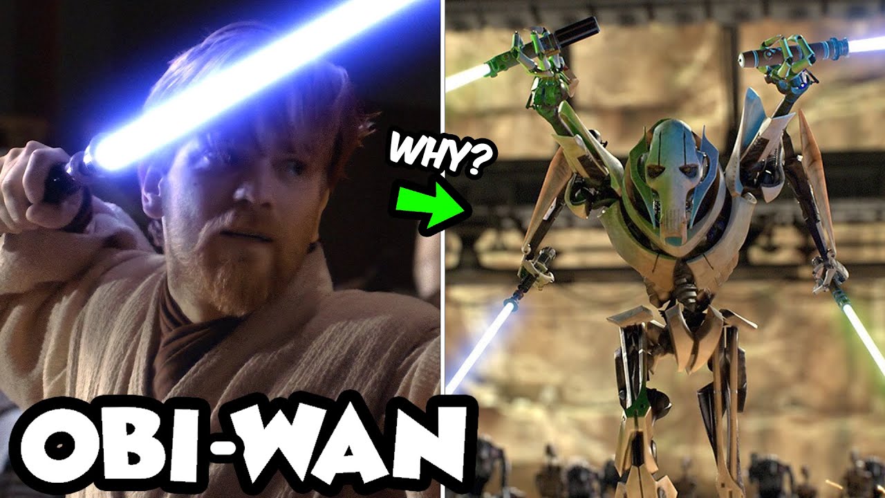 Why the Jedi Council Only Sent Obi Wan to Fight Grievous! Star Wars ...