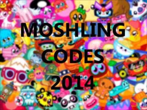 Moshling Codes 2014 - YouTube