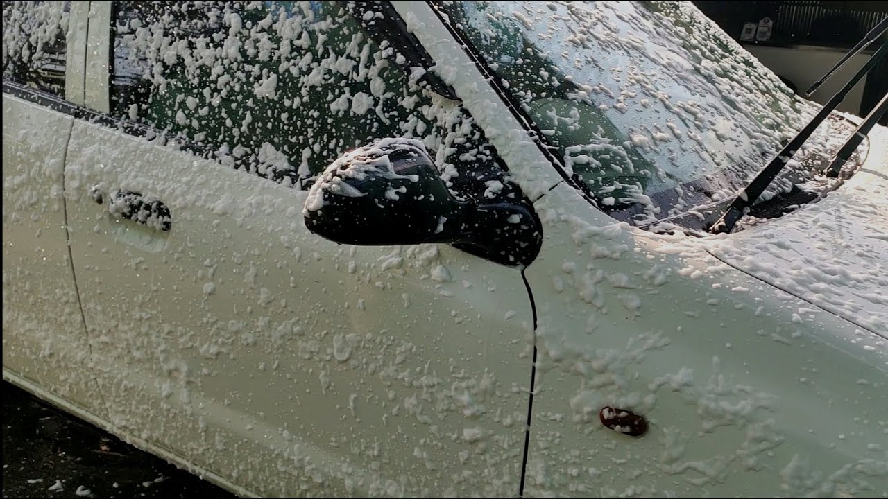Snow Foam Wash | Diamond Glow Car Wash - YouTube