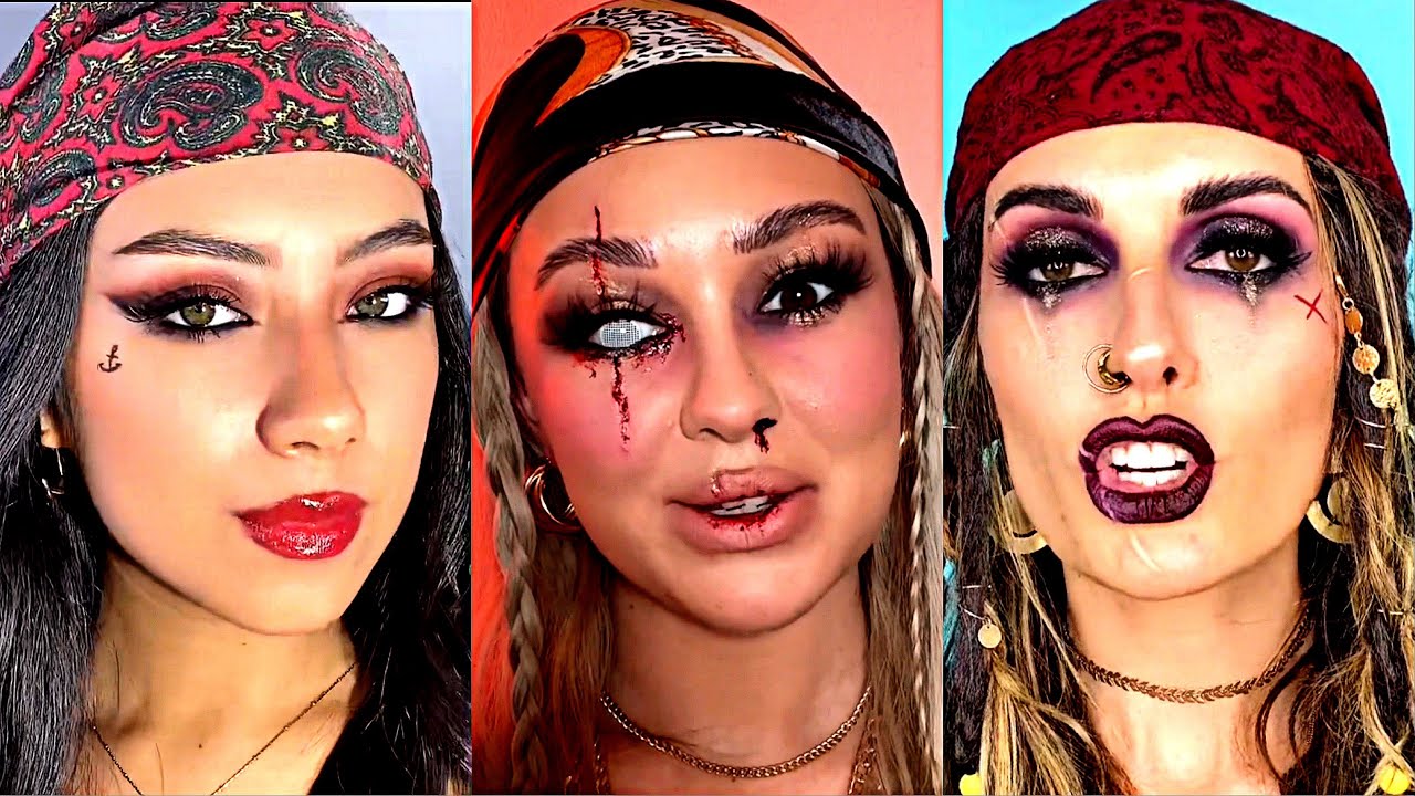 PIRATES (Halloween) Makeup Compilation | TikTok 2022 - YouTube