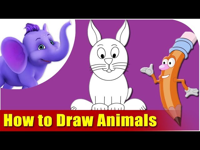 Easy Cartoon Animals To Draw For Kids