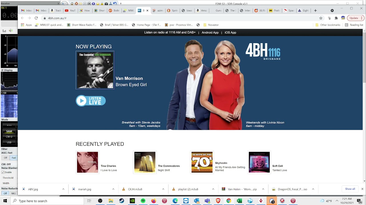 4BH, 1116 kHz out of Brisbane as heard in Luther, Iowa 10-29-2021 - YouTube