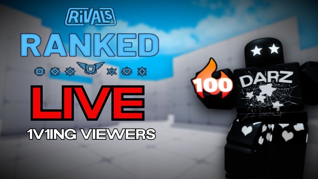 🔴LIVE🔴Noob To Nemesis In Roblox Rivals Ranked! (Day 1) - YouTube