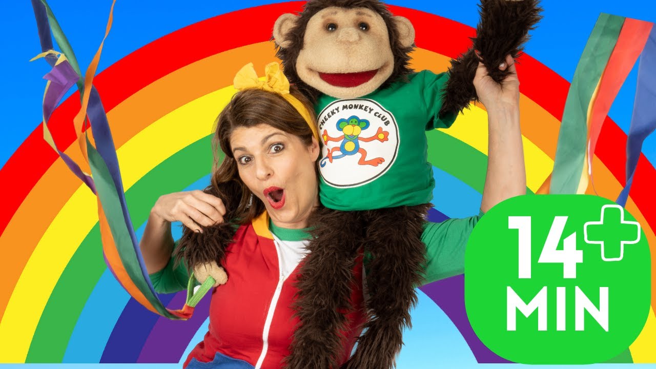 Rainbow Songs | Ribbon Dance | Rainbow Activities | Colours of a ...